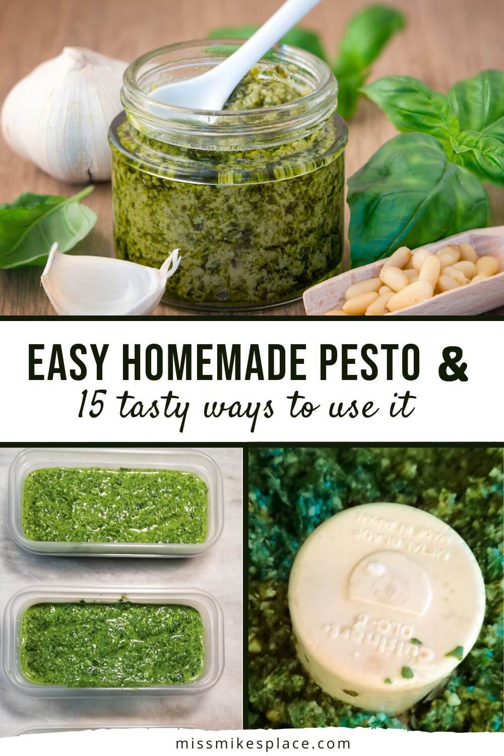 Easy Homemade Pesto and 15 Tasty Ways to Use It - Miss Mikes Place